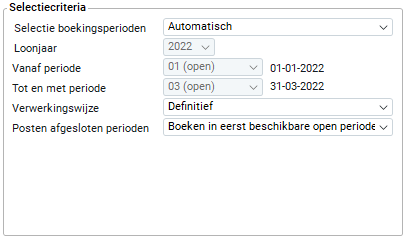 Overzicht - Journaalposten lonen